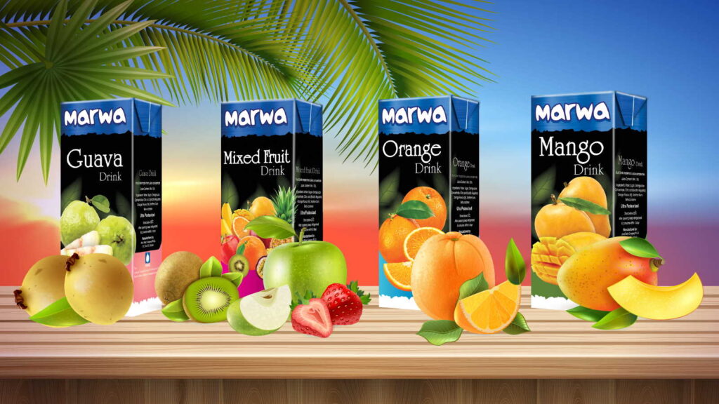 Marwa Orange Fruit Drinks | Bahrain Water Bottling & Beverages Company ...